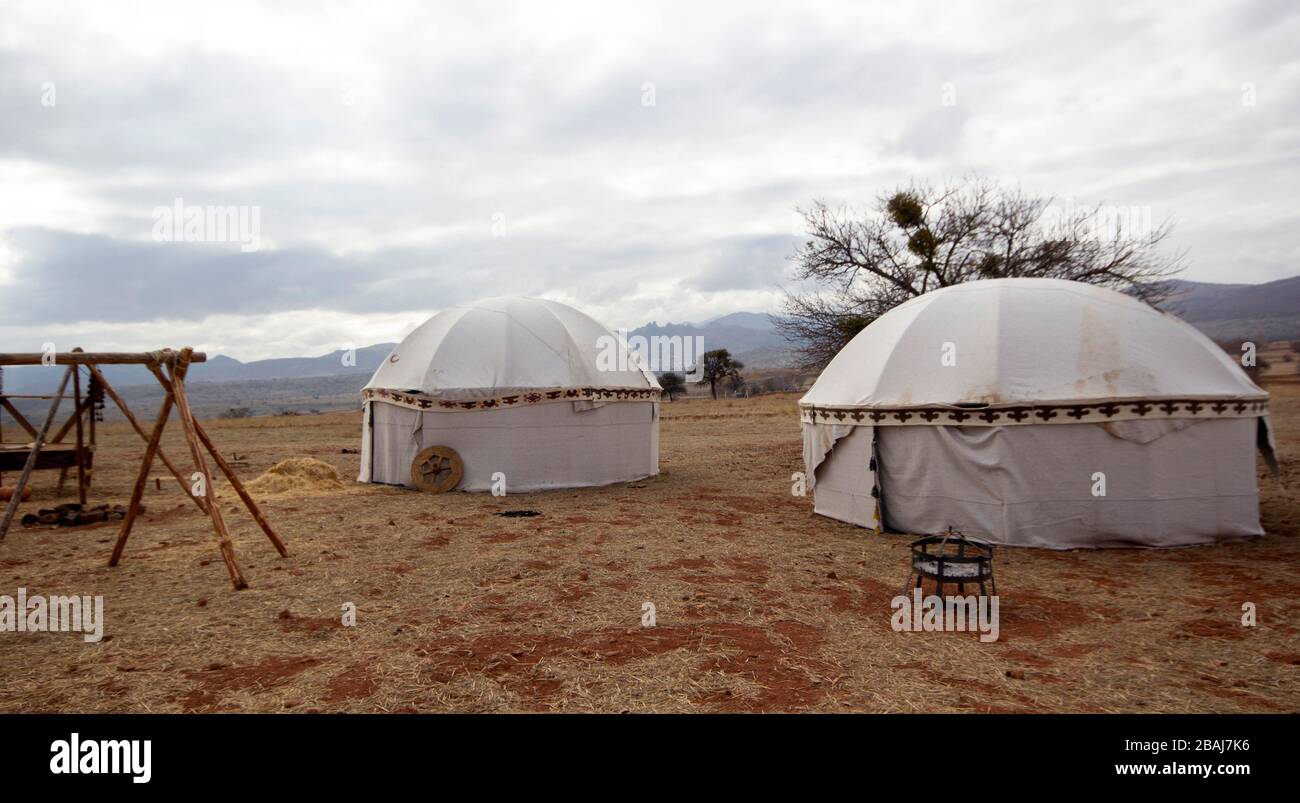 Old Nomadic Turkish Tents. Nomadic People Stock Photo - Alamy
