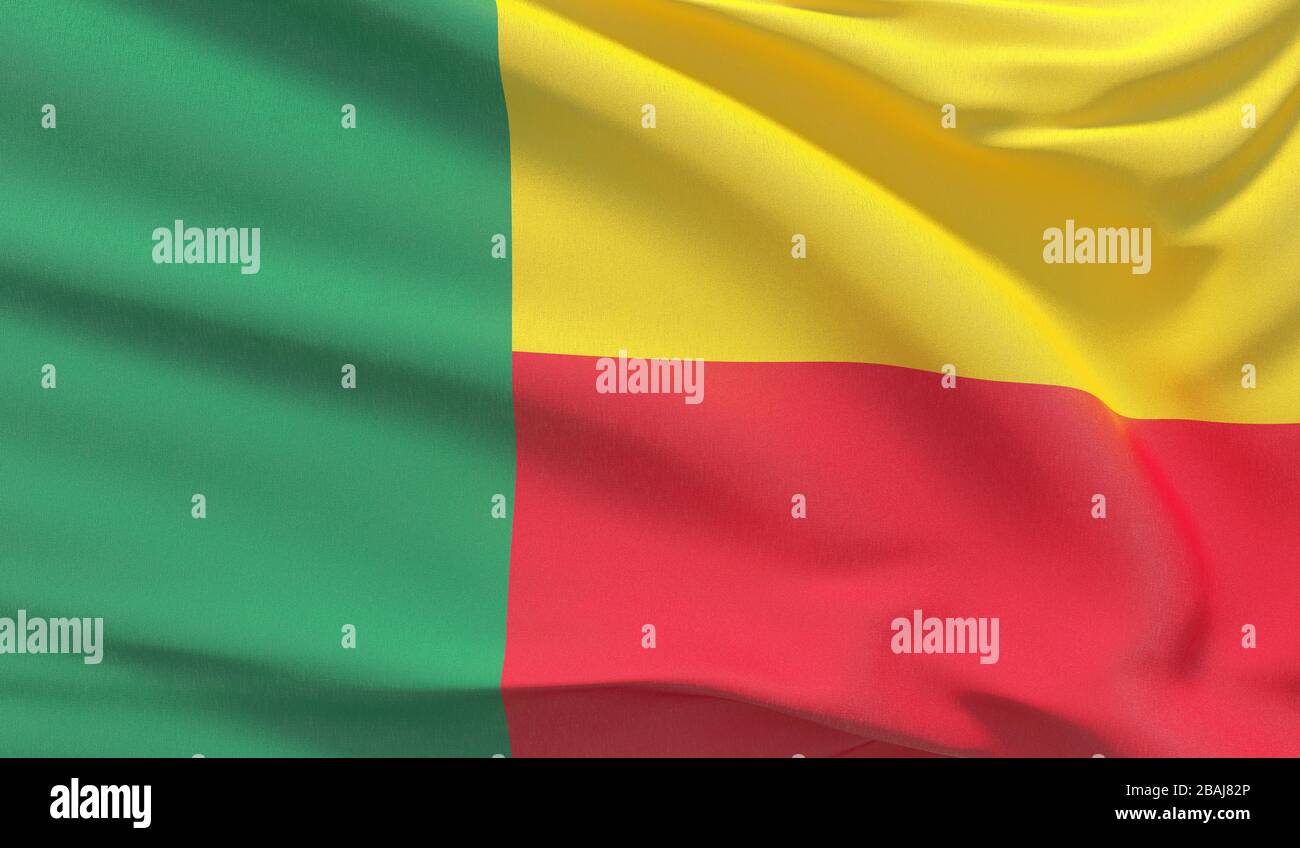 Benin flag country flag hi-res stock photography and images - Alamy