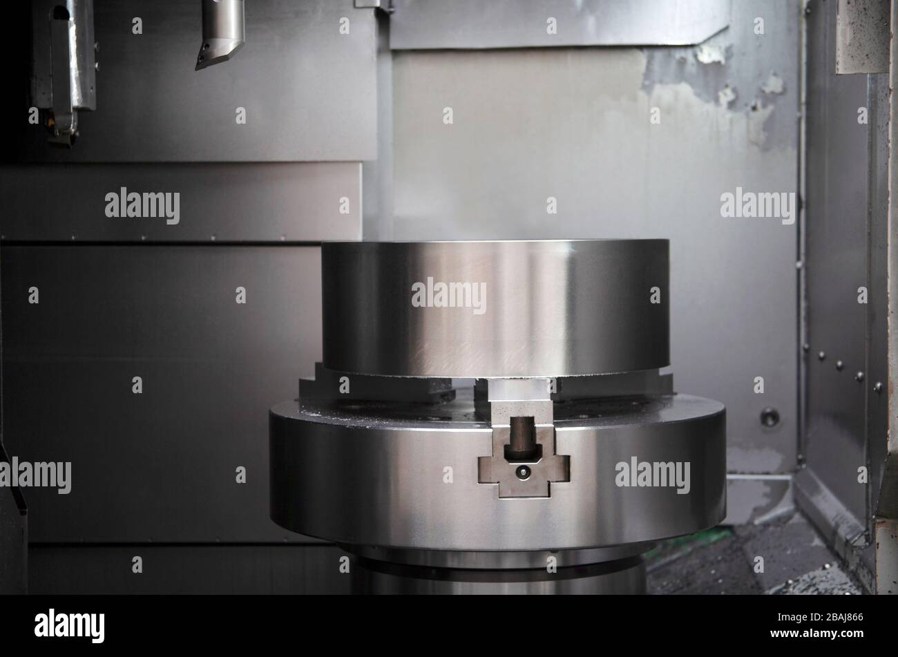 CNC machine drill. Metalworking CNC milling machine Stock Photo - Alamy