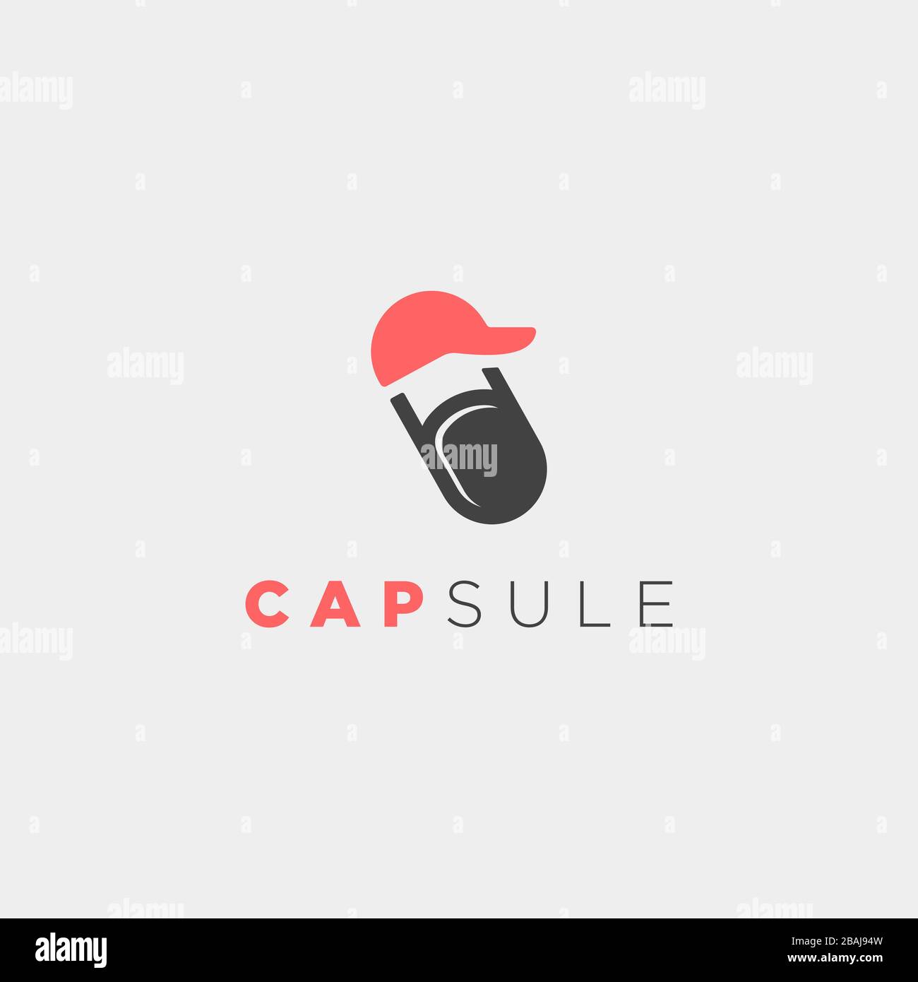 Cap Capsule Logo Template Vector Design Illustration Stock Vector Image ...