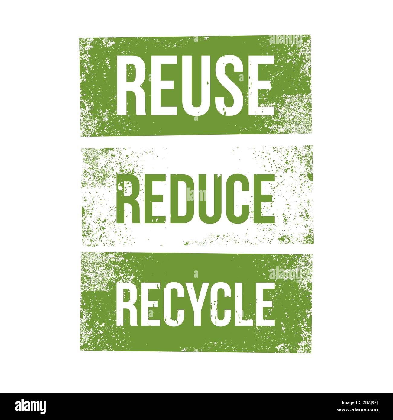 Reuse, reduce, recycle poster design. Vector, EPS10. Ecology concept ...