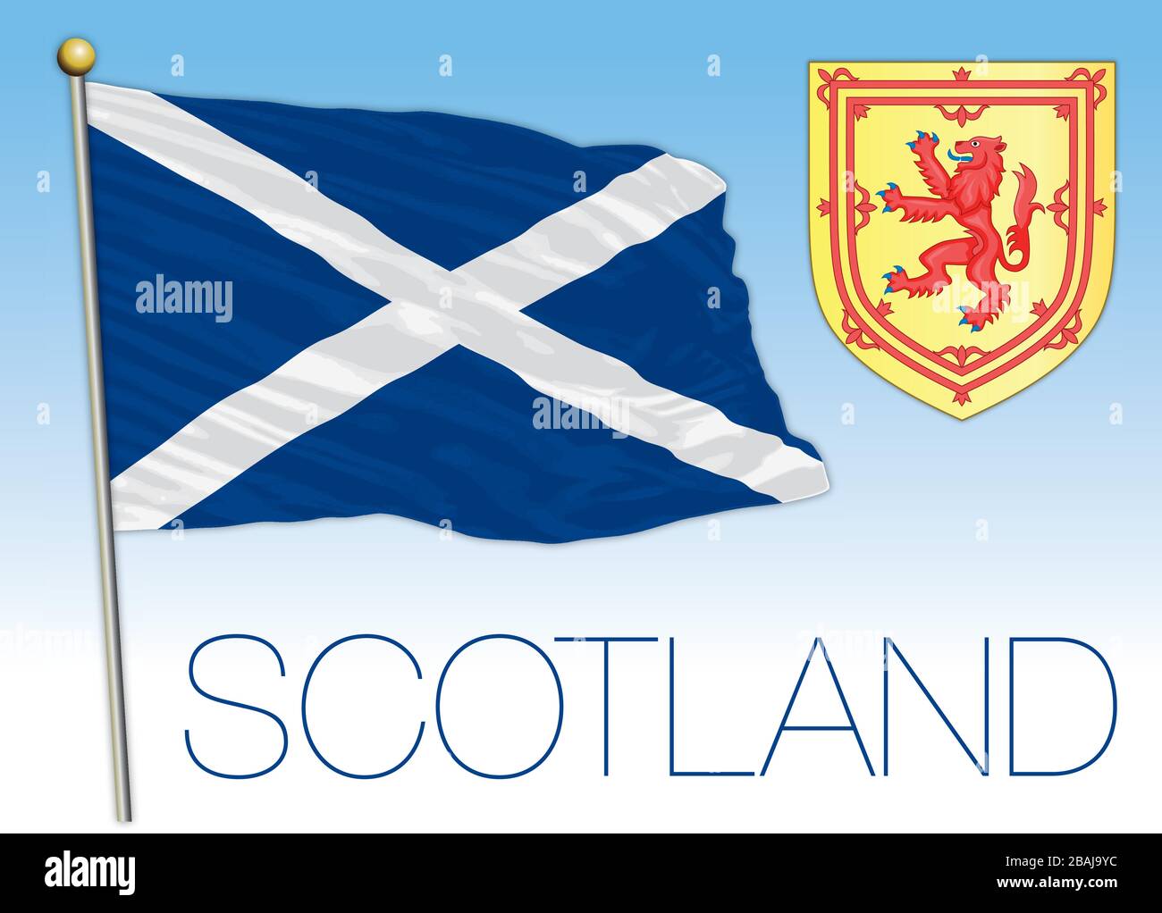 Scottish landscapes Stock Vector Images - Alamy