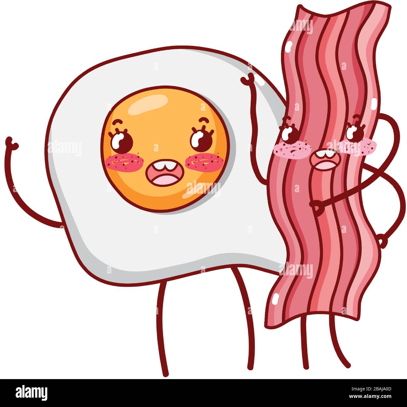 Frying Bacon Cartoon