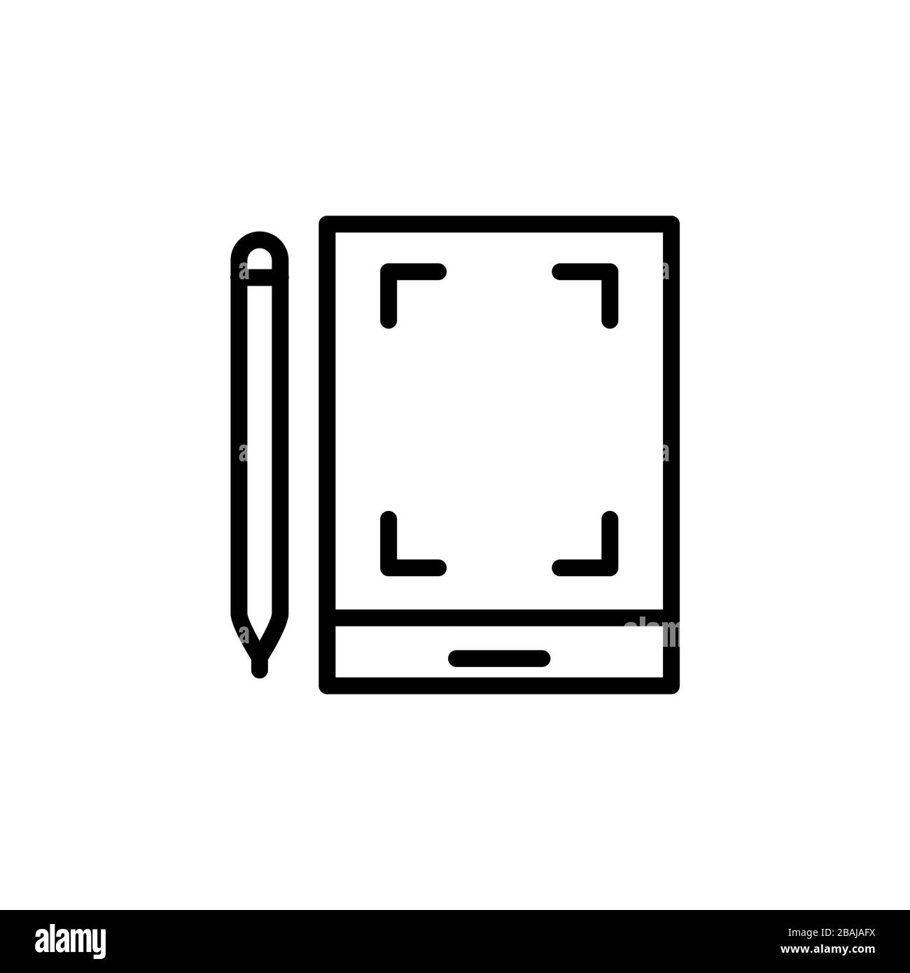 pen tablet icon graphic design template vector isolated Stock Vector ...
