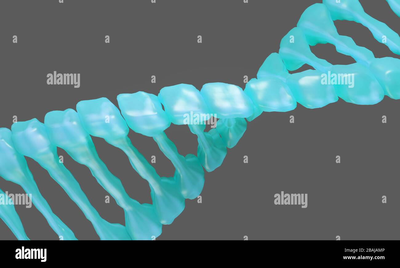 Digital 3d model of DNA structure,3d Rendering for background Stock ...