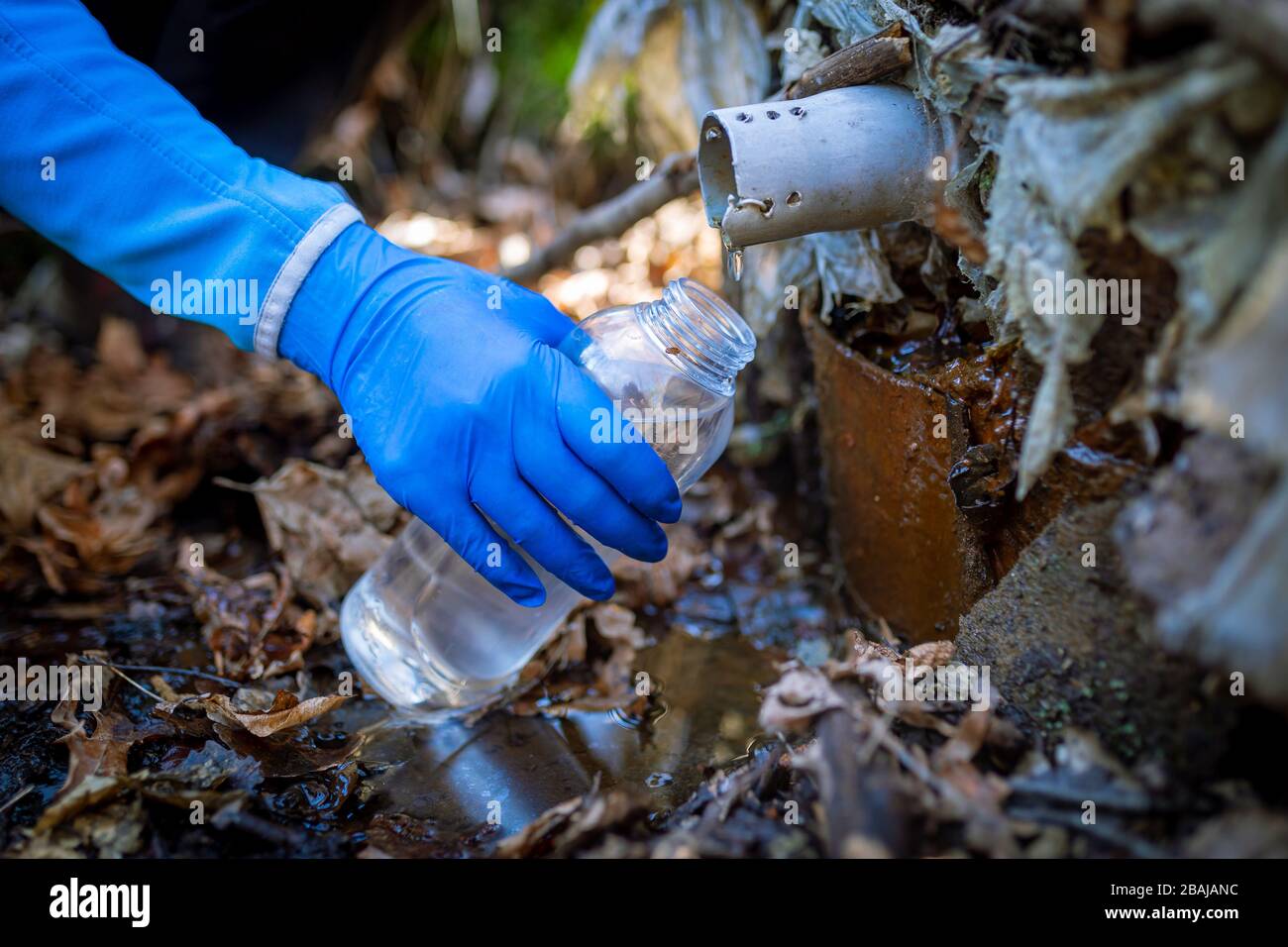 Scientist taking water samples hi-res stock photography and images - Alamy