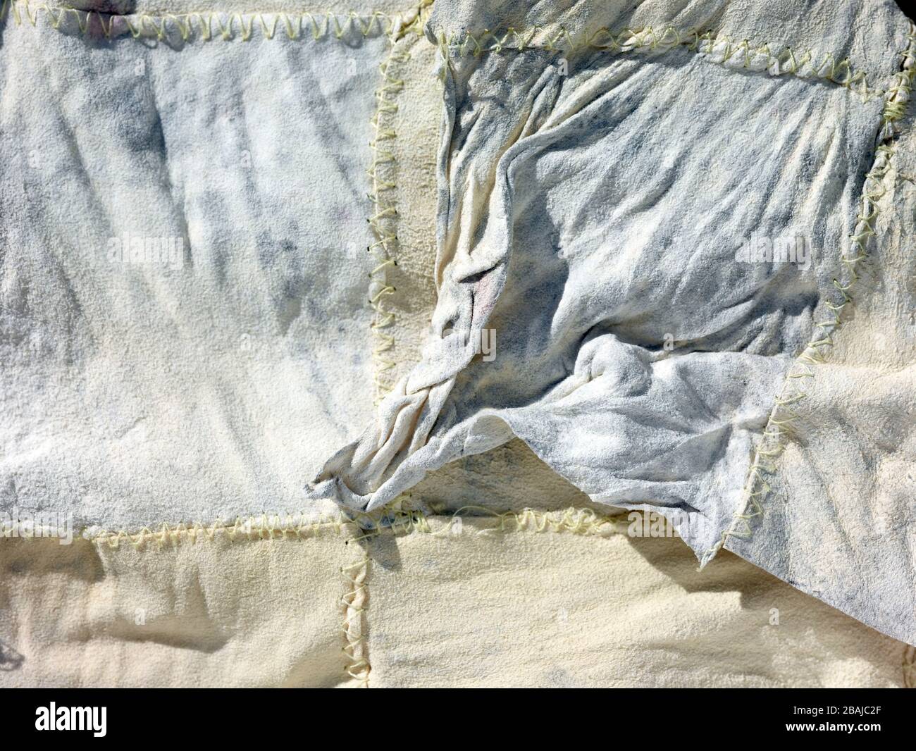 Abstract background texture of Chamois, Shami, leather cloth Stock ...