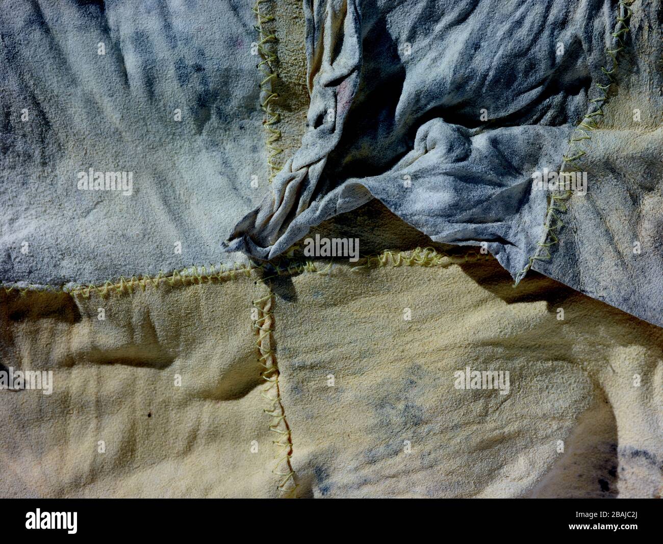 Abstract background texture of Chamois, Shami, leather cloth Stock ...