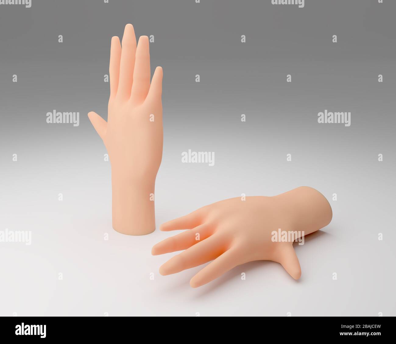 3D Hand Models for background,3d rendering Stock Photo - Alamy