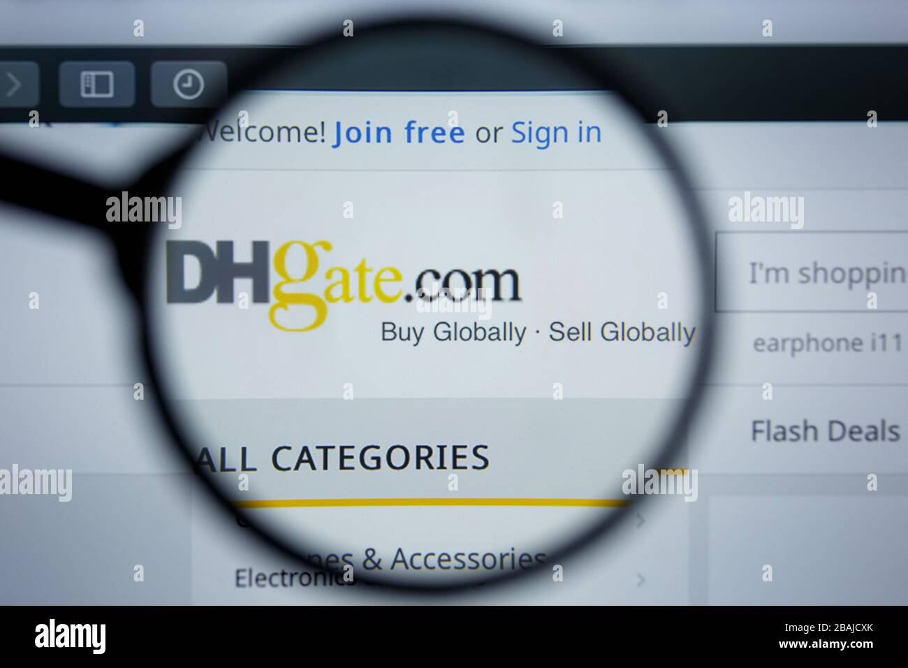 Dhgate logo hi-res stock photography and images - Alamy