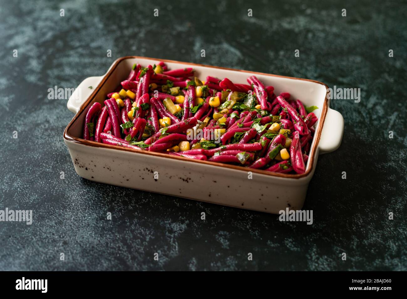 Turkish Style Cold Purple Pasta Salad with Turnip Juice Casarecce with ...
