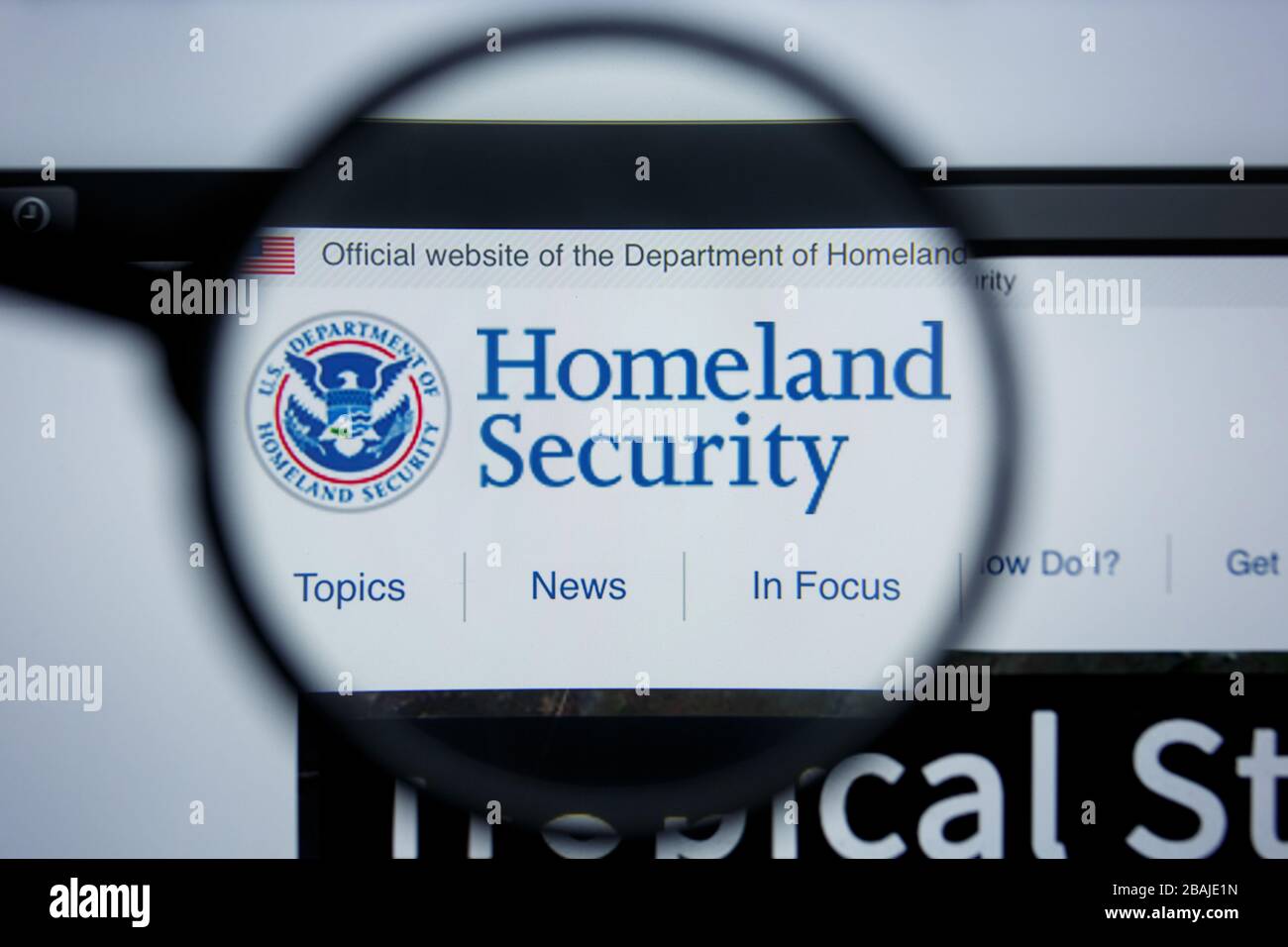 Department Of Homeland Security Stock Photos & Department Of Homeland ...