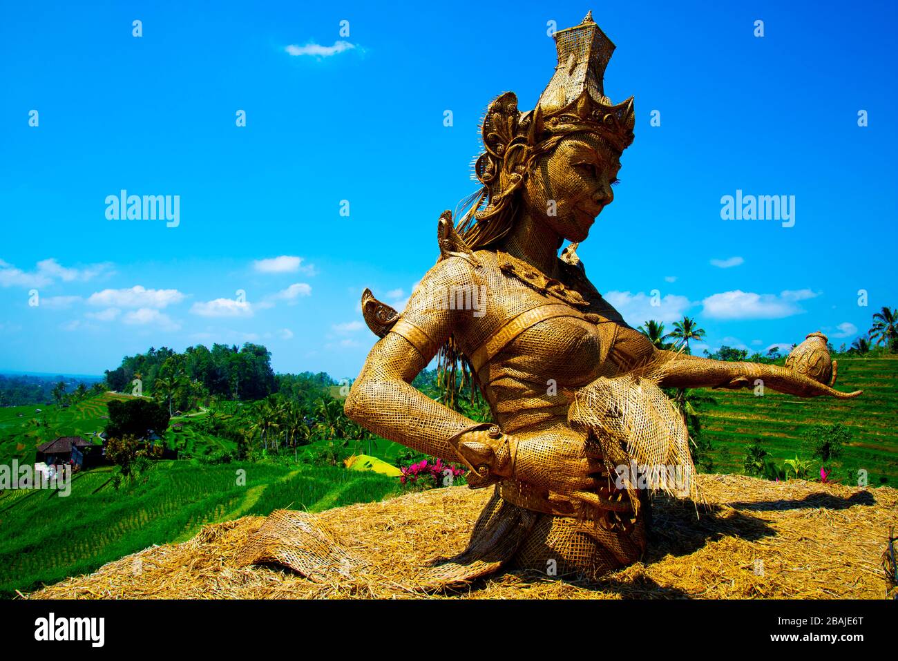 Dewi Sri Statue in Jatiluwih - Bali - Indonesia Stock Photo - Alamy