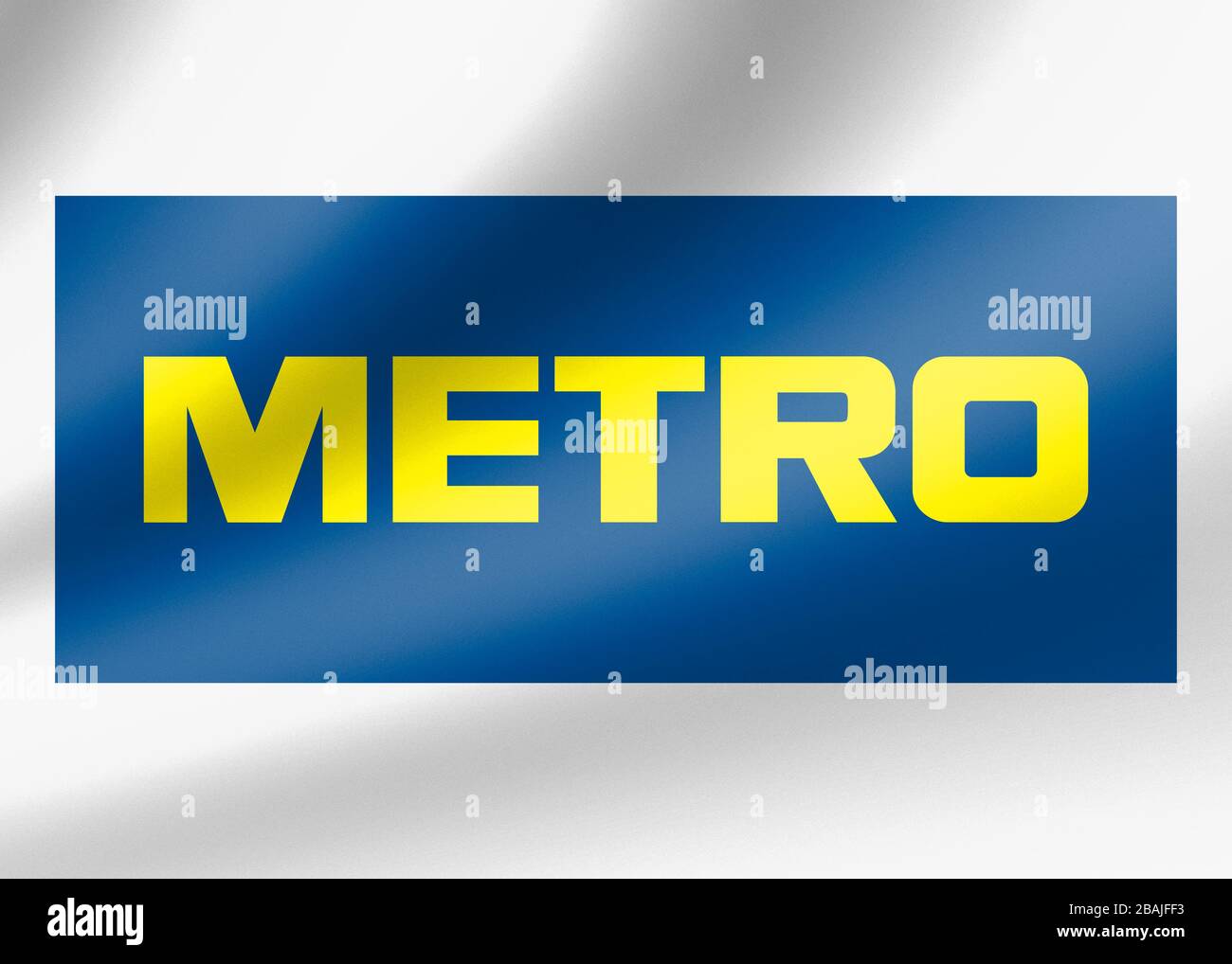 Metro logotype hi-res stock photography and images - Alamy