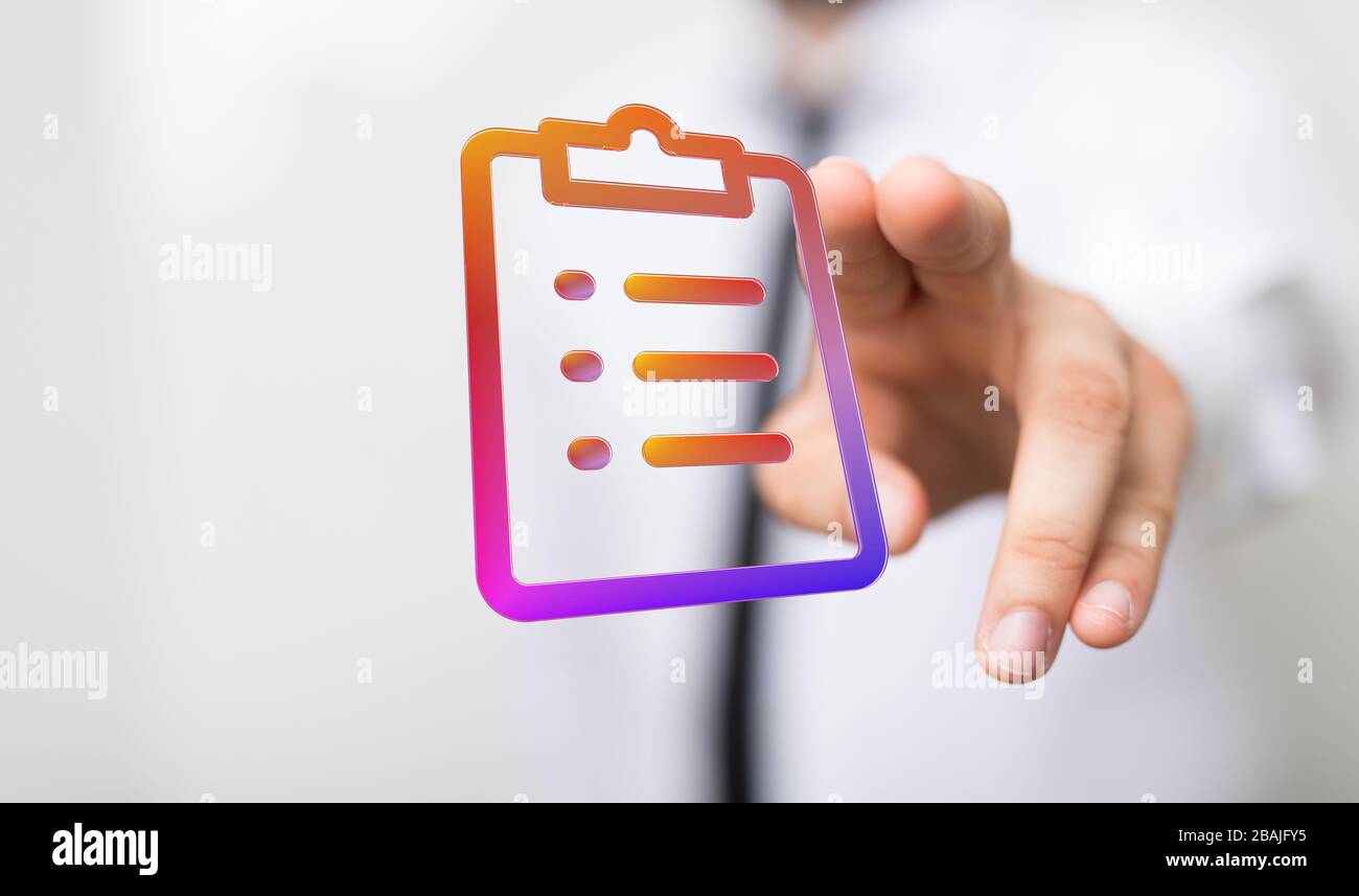 A ticking check box. check boxes cloud Stock Photo - Alamy
