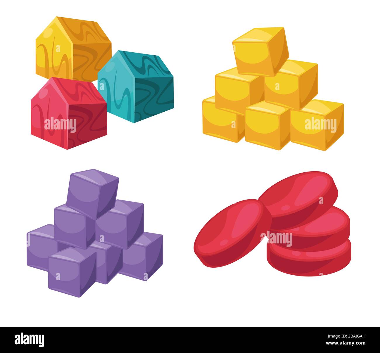Circle triangle square toy hi-res stock photography and images - Alamy