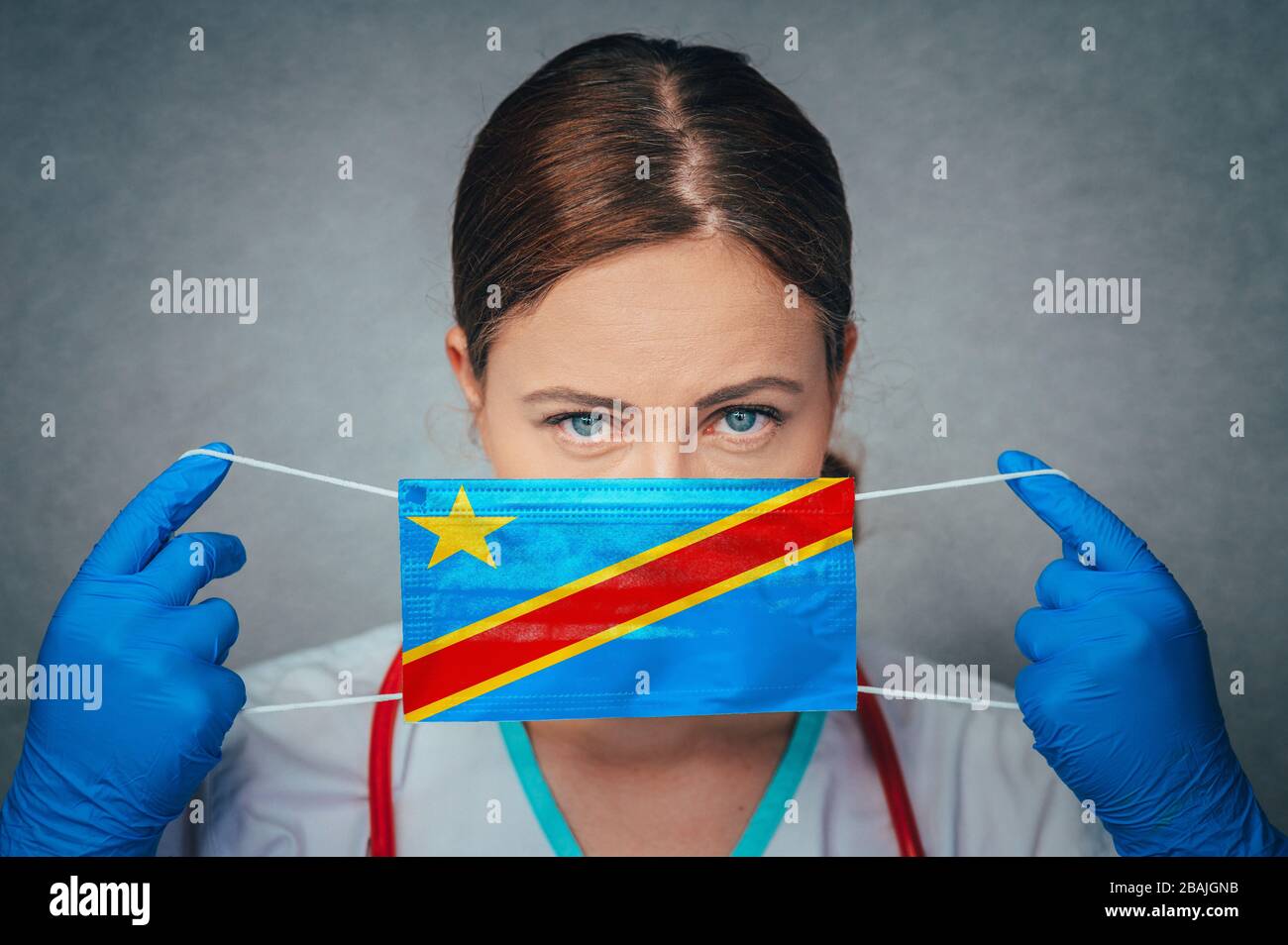 Woman coronavirus drc hi-res stock photography and images - Alamy