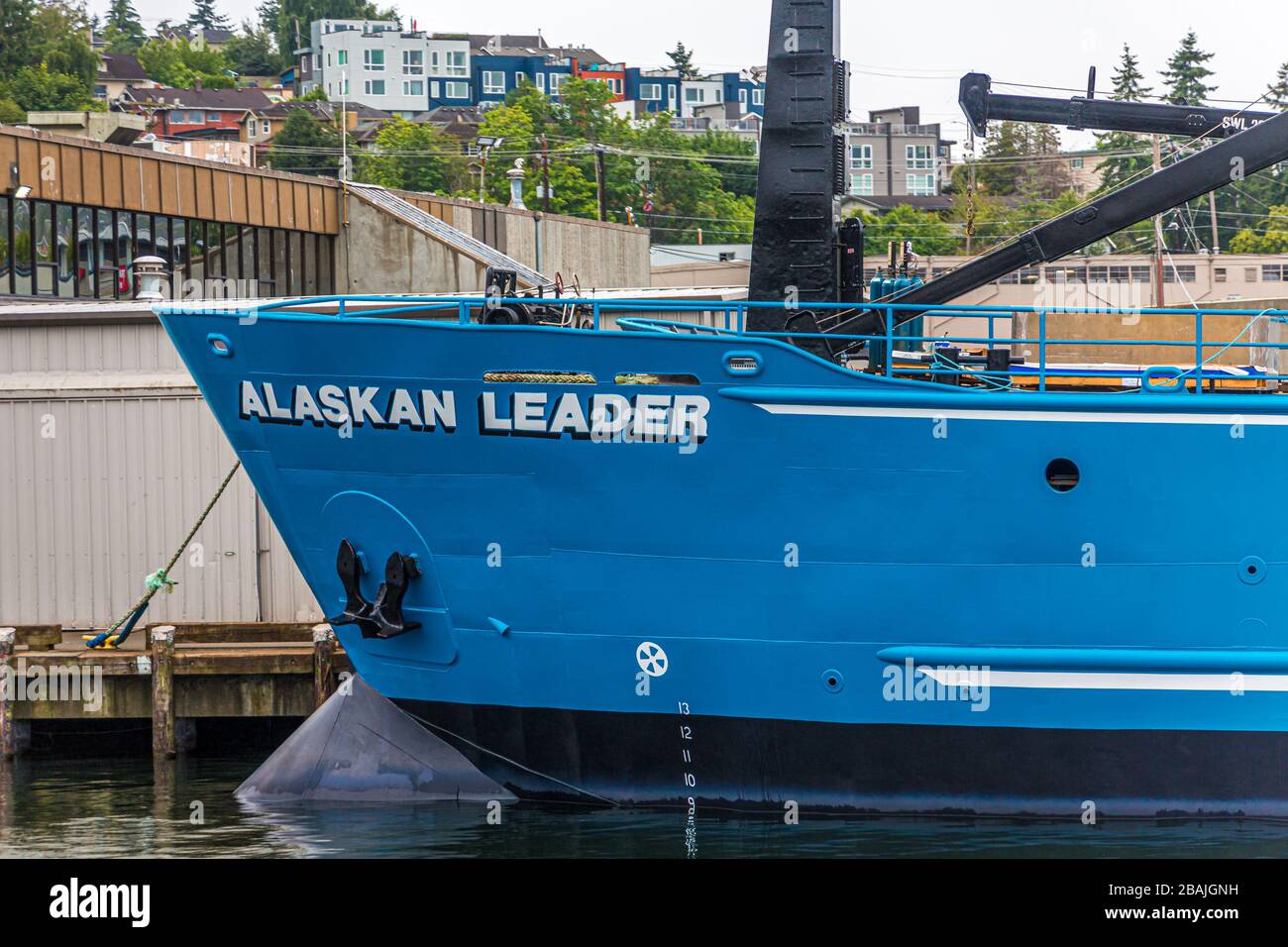 Bow of Alaskan Leader Stock Photo - Alamy