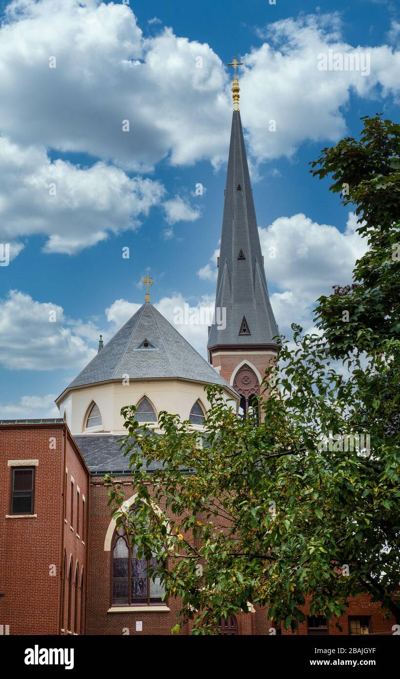 Church Dome and Steeple in Portland Stock Photo - Alamy
