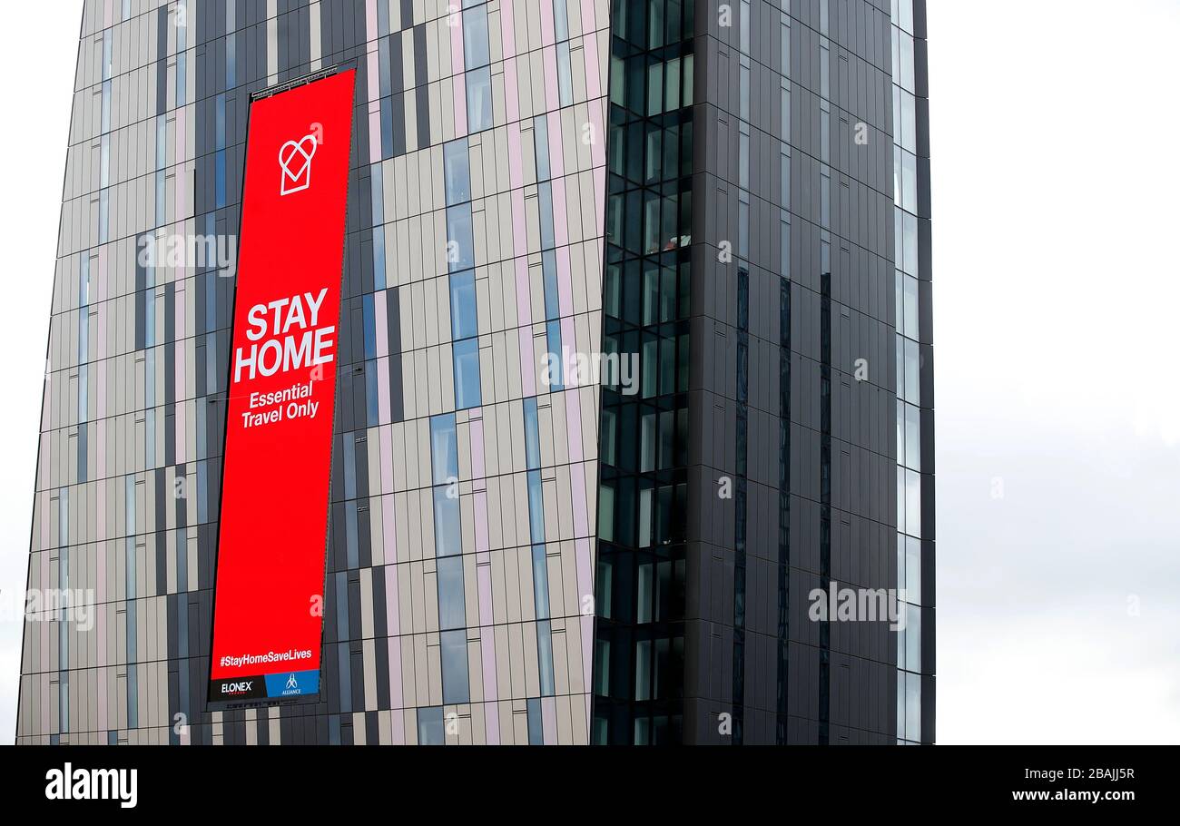 Manchester billboard hi-res stock photography and images - Alamy