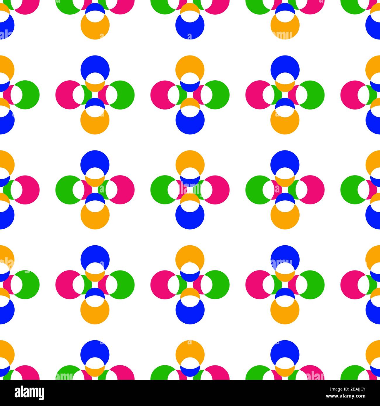 Multi colored flower pattern Stock Vector Images - Alamy