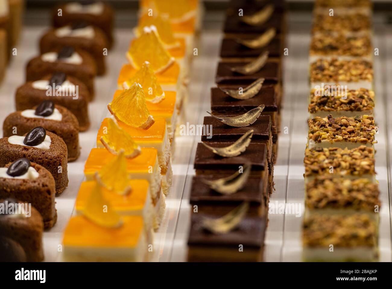 Closeup delicious assorted pastries hi-res stock photography and images ...