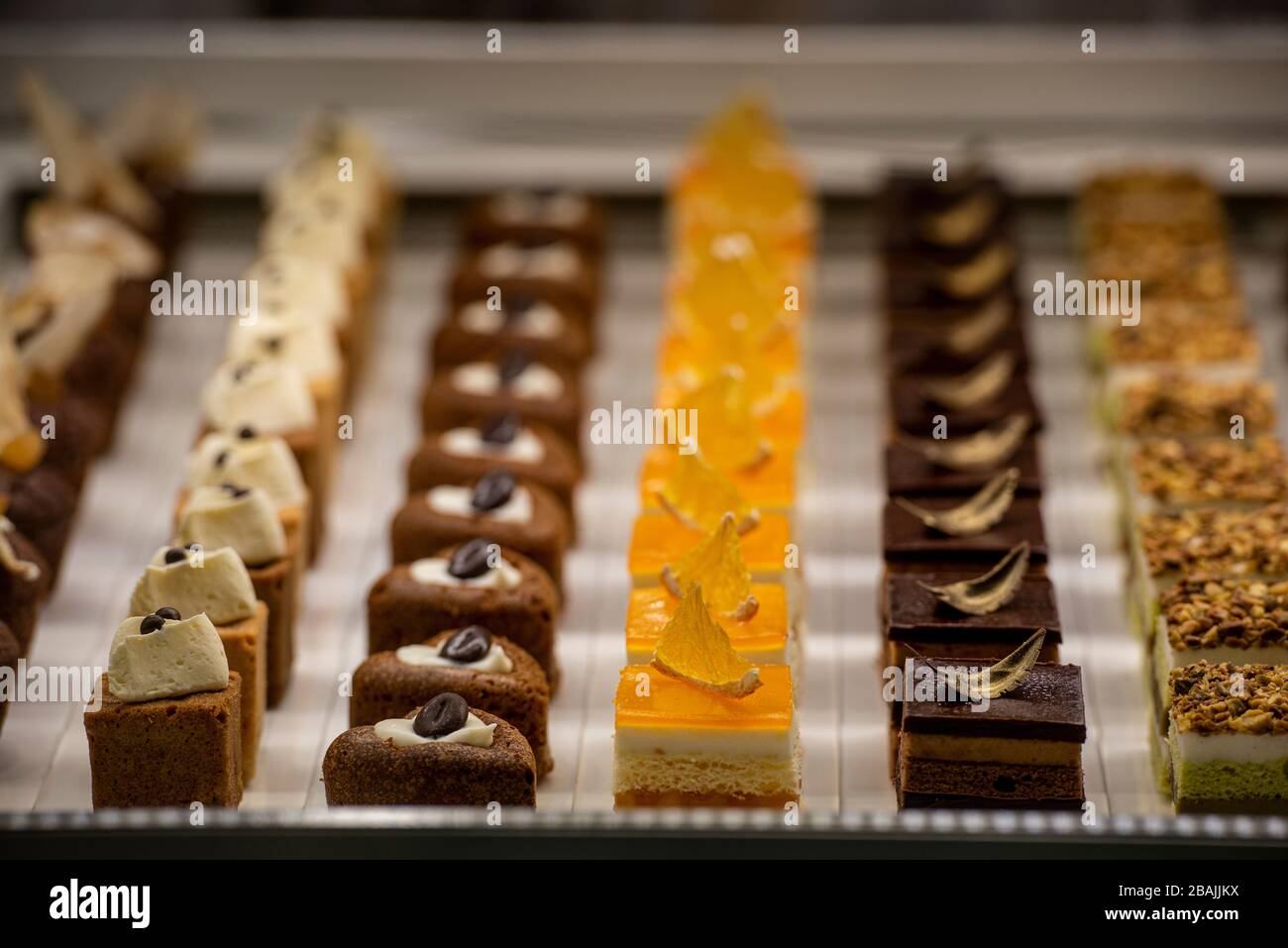 Closeup delicious assorted pastries hi-res stock photography and images ...