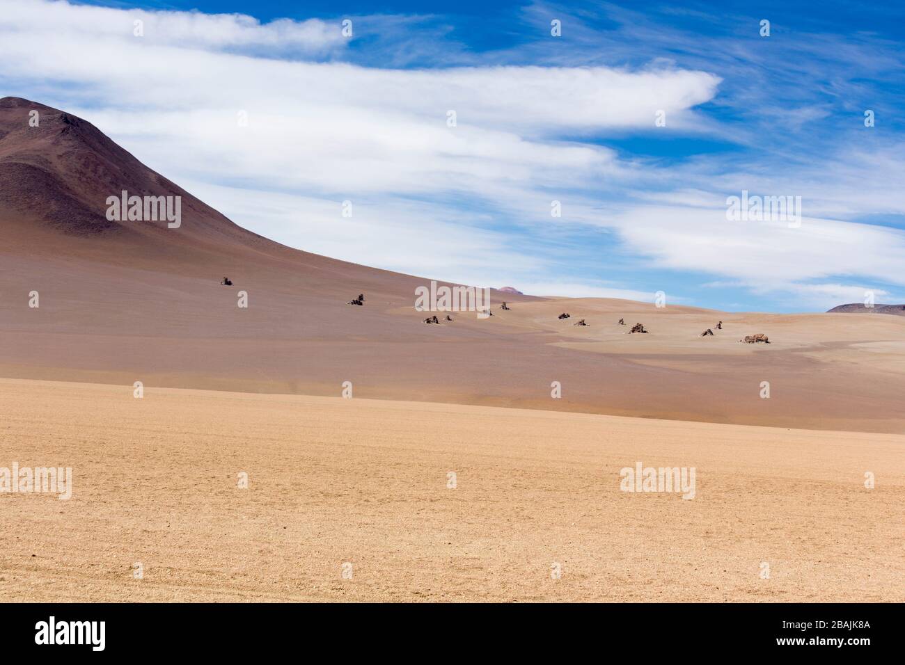 A view of Salvador Dali valley in Bolivia Stock Photo - Alamy