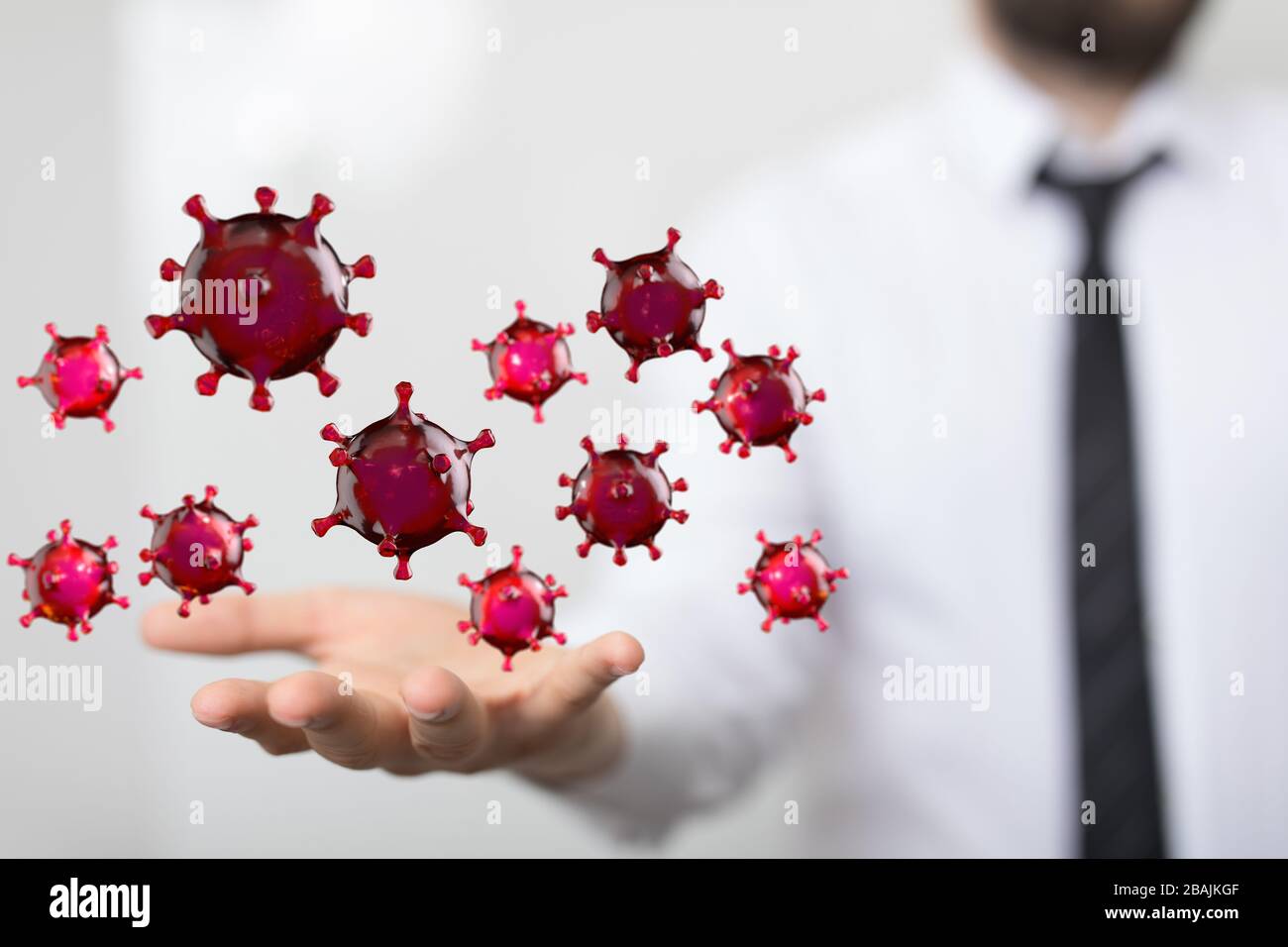 A mikro digital epidemic corona virus nCoV , Novel Coronavirus 19-NCP ...