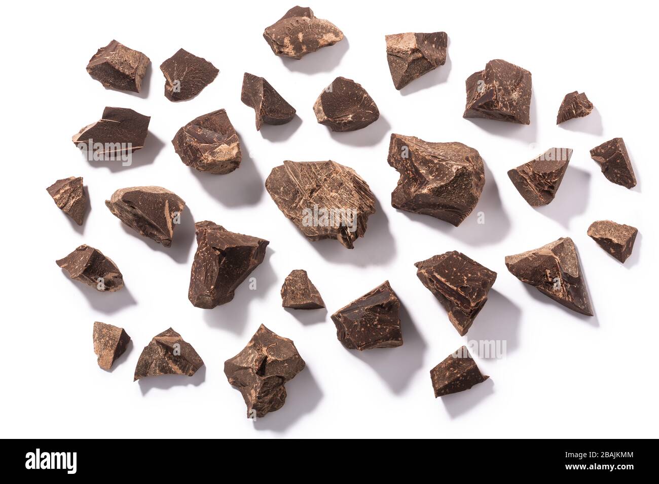 Broken chocolate pieces hi-res stock photography and images - Alamy