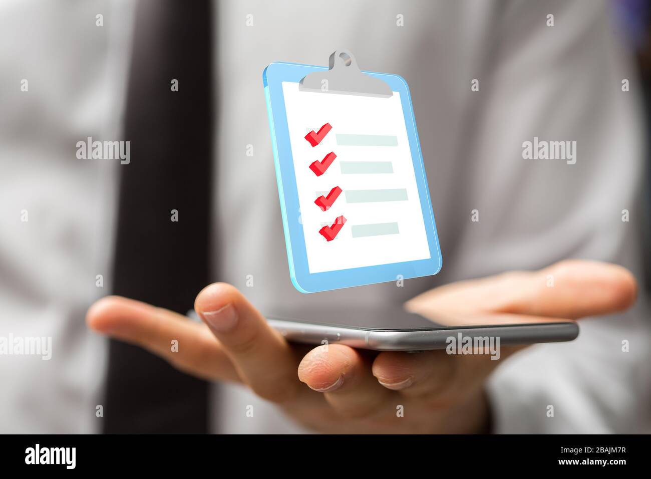 Checklist survey digital document hi-res stock photography and images ...