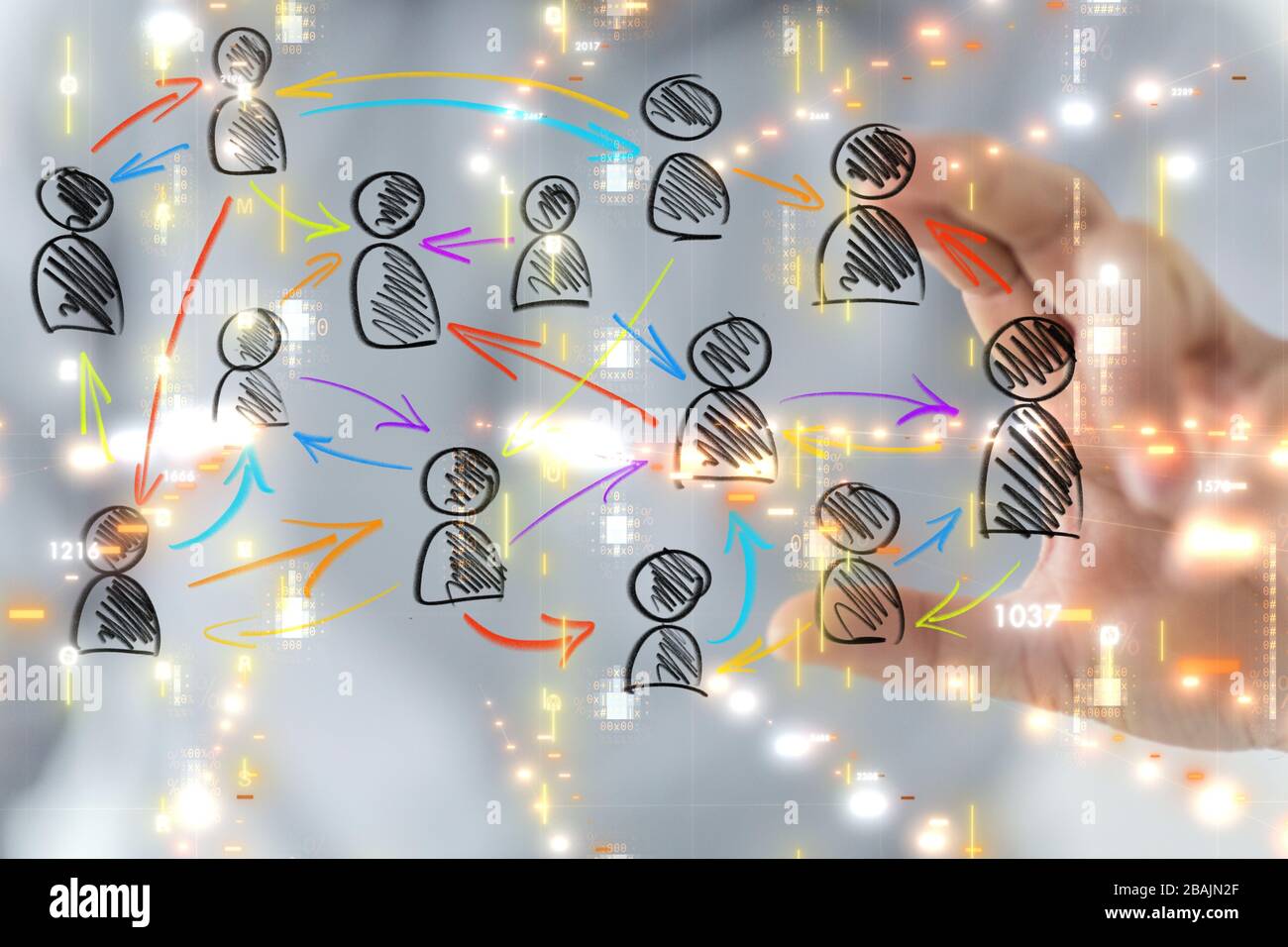 A People team Social network group Stock Photo - Alamy