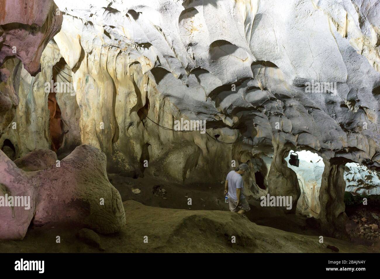 Karain Cave, Antalya, Turkey. Paleolithic archaeological site ...