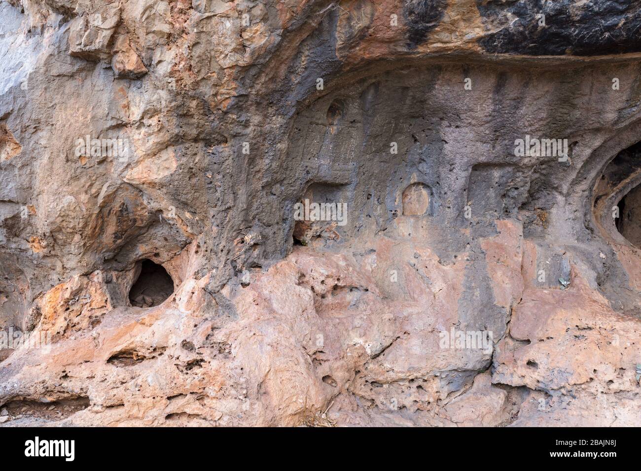 Karain Cave, Antalya, Turkey. Paleolithic archaeological site ...