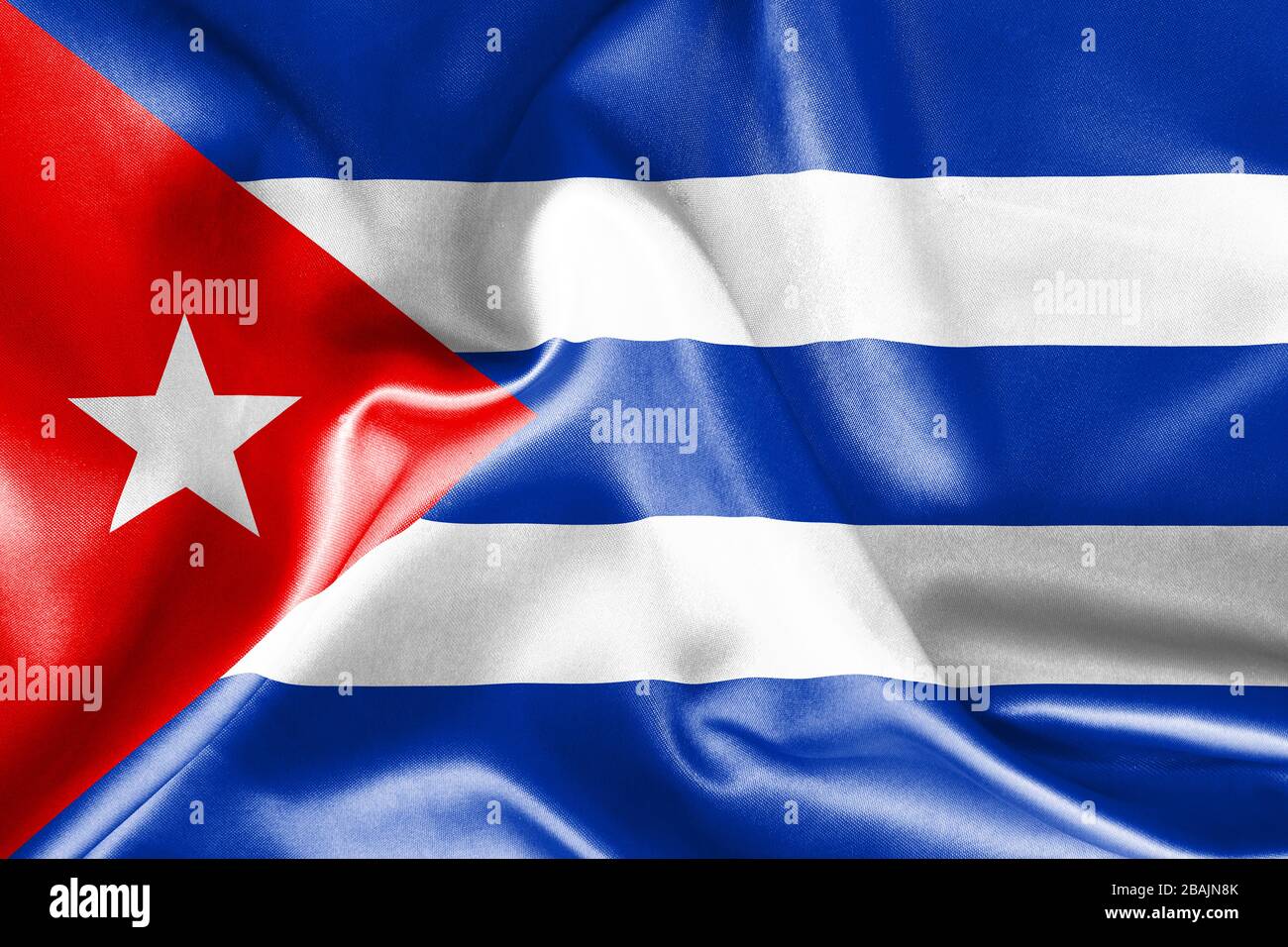 Cuban flag texture crumpled up Stock Photo - Alamy