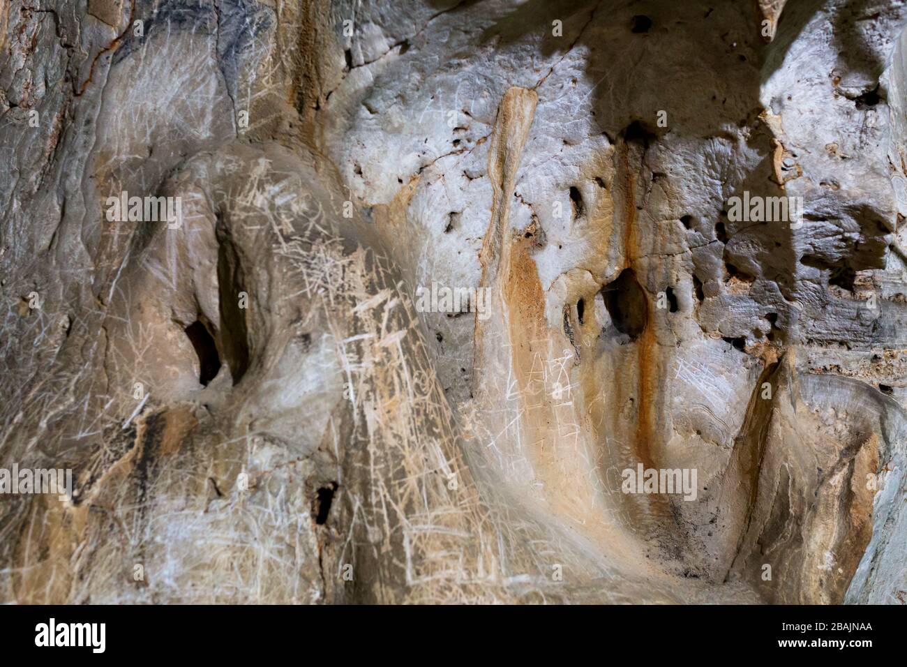Karain Cave, Antalya, Turkey. Paleolithic archaeological site ...