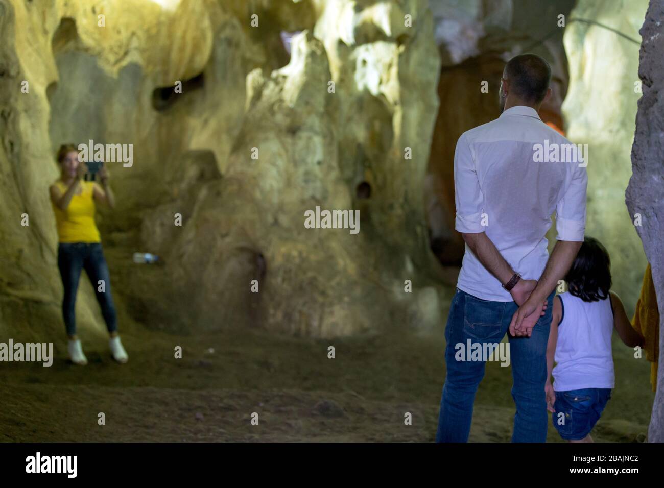 Karain Cave, Antalya, Turkey. Paleolithic archaeological site ...