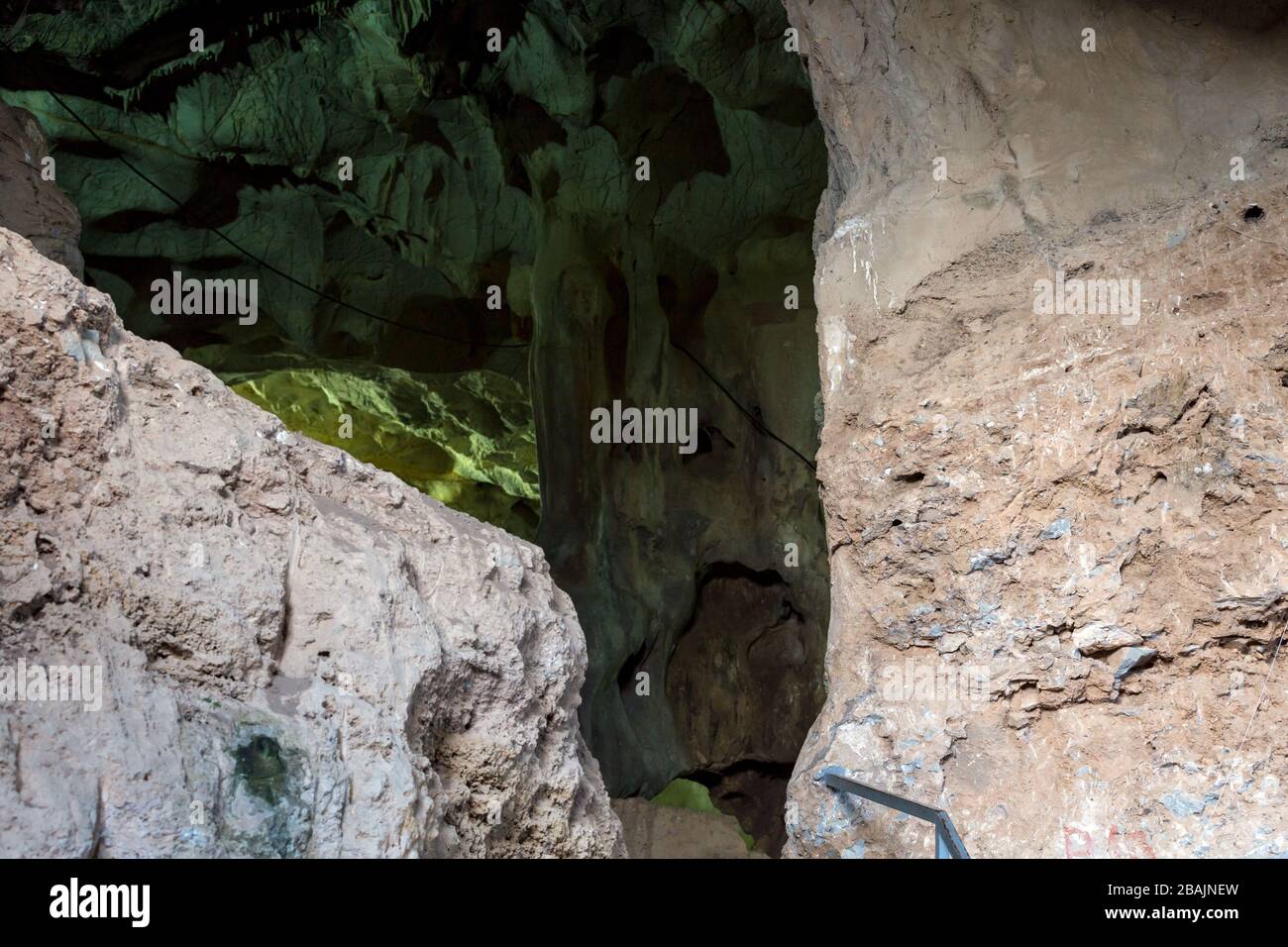 Karain Cave, Antalya, Turkey. Paleolithic archaeological site ...
