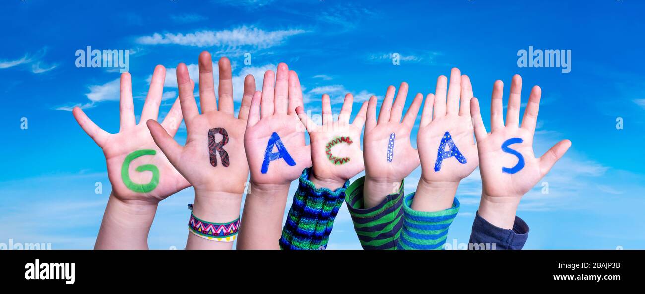 Gracias sign hi-res stock photography and images - Alamy