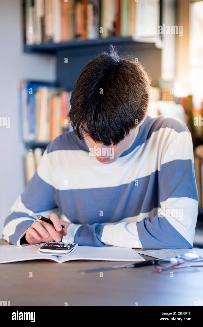 Revising a lesson hi-res stock photography and images - Alamy