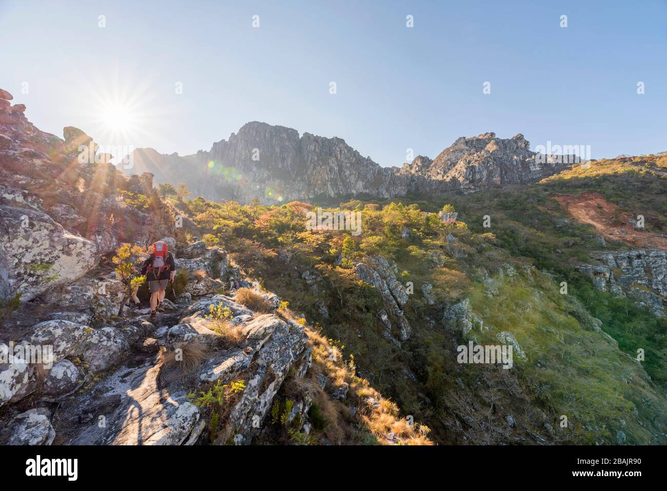 The rugged Chimanimani mountains in Zimbabwe's Eastern Highlands Stock ...