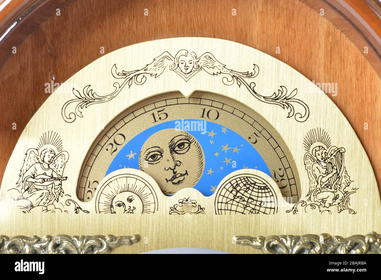 A old vintage clock detail Stock Photo - Alamy