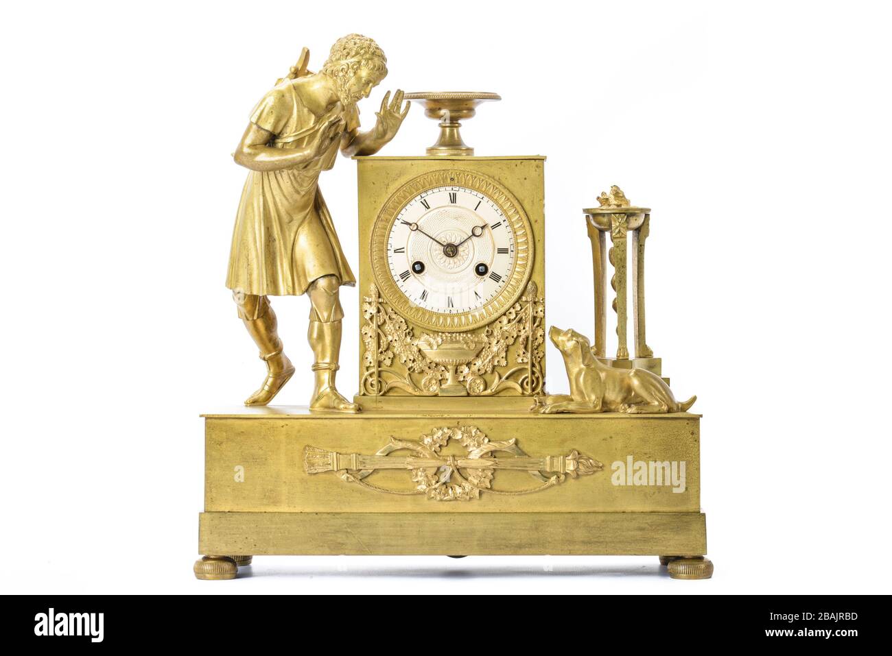 A old vintage clock detail Stock Photo - Alamy