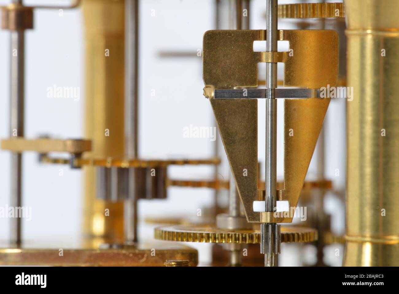 Open clock mechanism in detail Stock Photo - Alamy