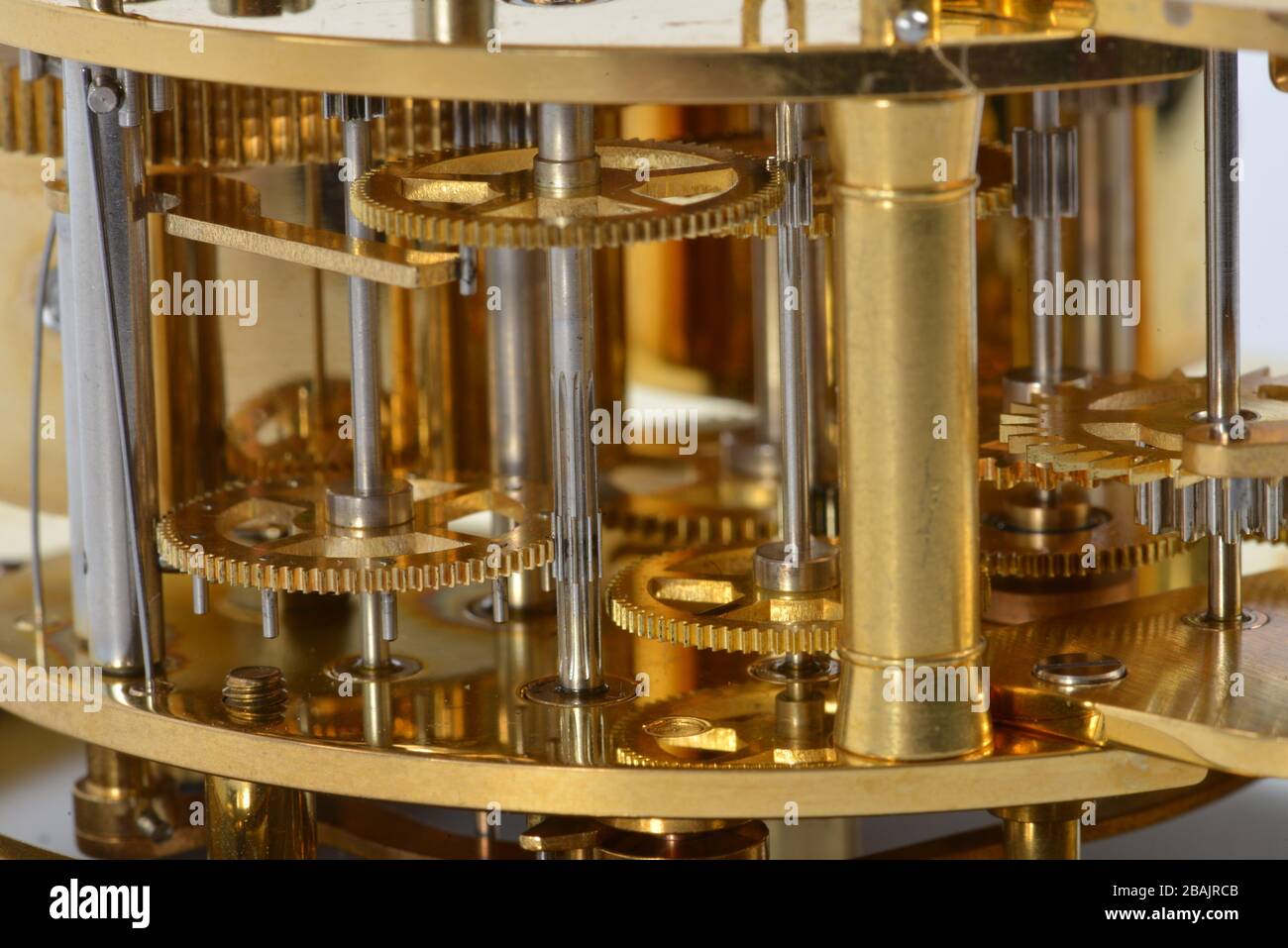 Open clock mechanism in detail Stock Photo - Alamy