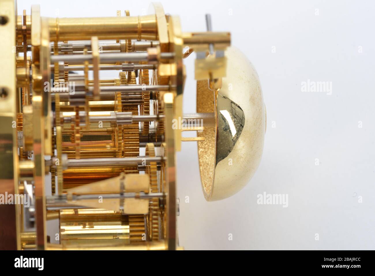 Open clock mechanism in detail Stock Photo - Alamy