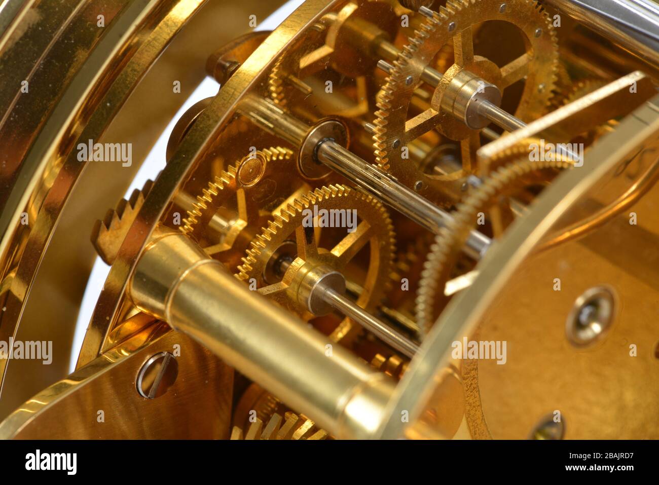 Open clock mechanism in detail Stock Photo - Alamy