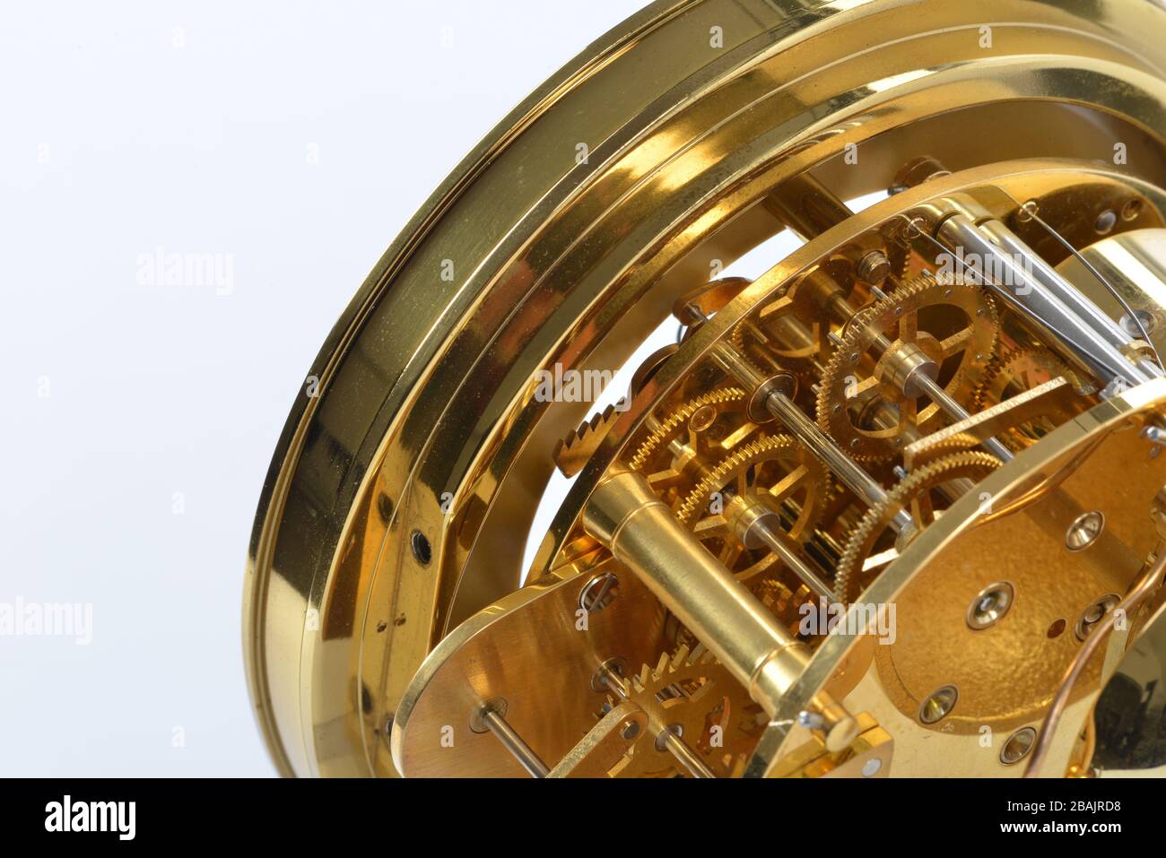 Open clock mechanism in detail Stock Photo - Alamy