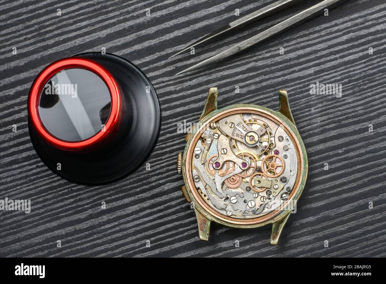 Watchmaker's instruments for the repair of watches Stock Photo - Alamy