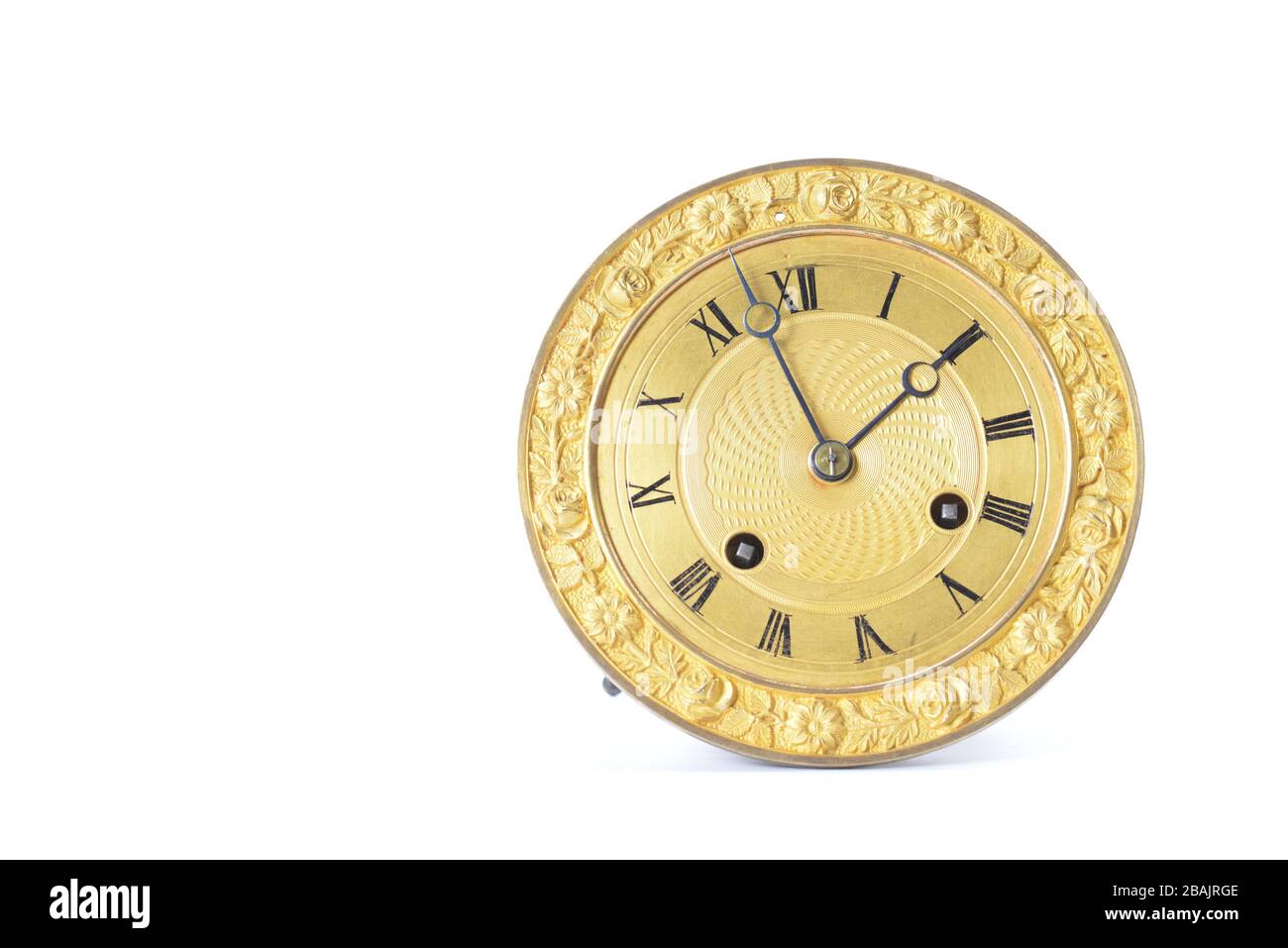 A old vintage clock detail Stock Photo - Alamy